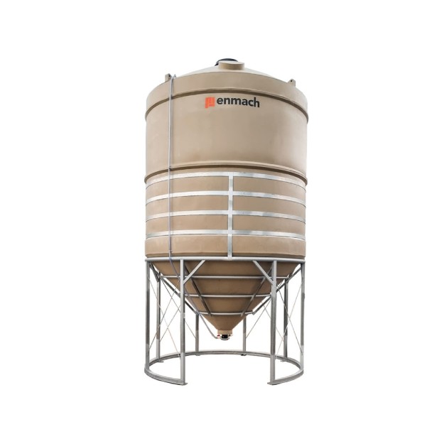 Mining - Enmach - Poly Silos for Settlement Processes - Conical Tanks