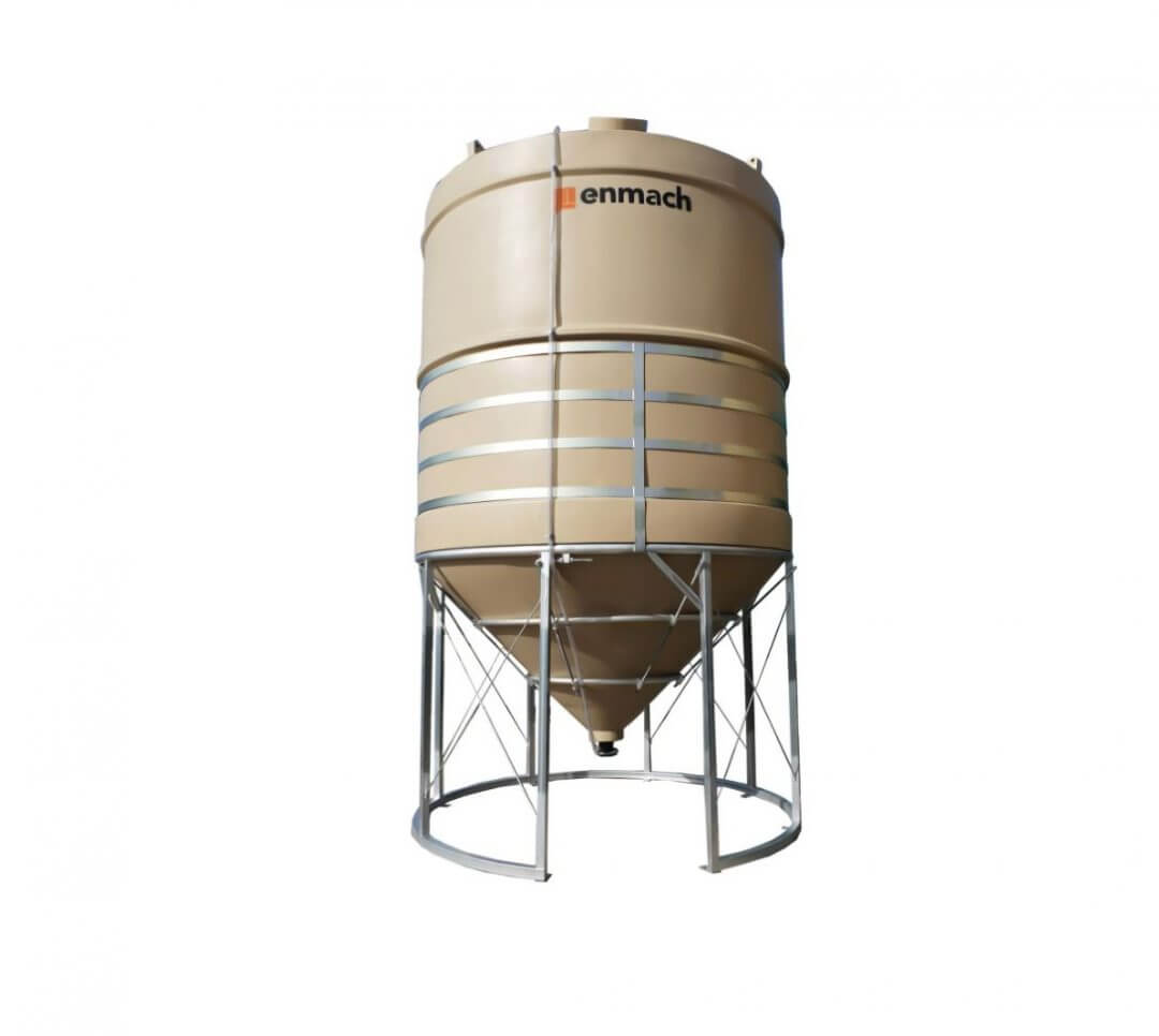 Water Treatment Poly Silos - Enmach - Water Clarification